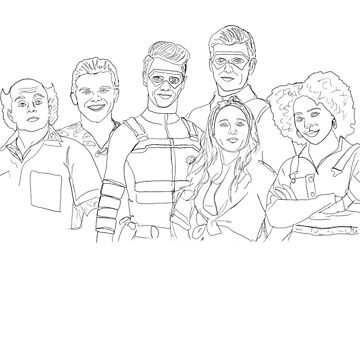 "Sketch of Cast of Henry Danger" Metal Print for Sale by Laibafy Inc ...