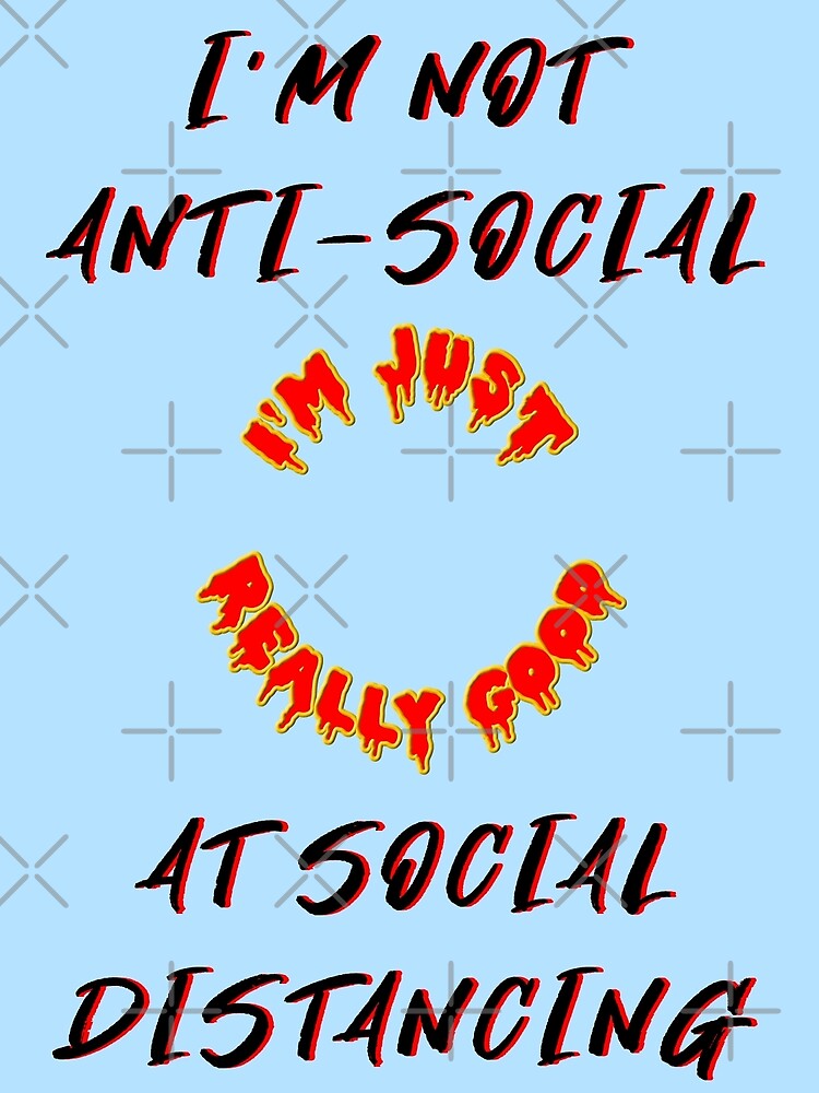 "Social Distance Covid 19 - Funny Social Distancing with Red, Yellow ...