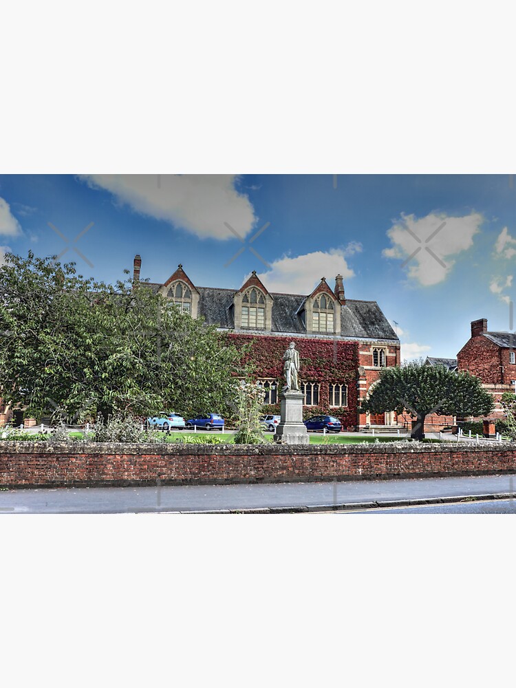 "Library at Rugby school" Sticker by avrilharris | Redbubble