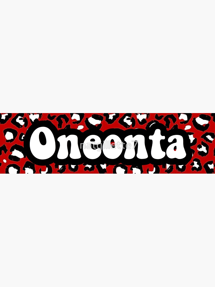 "Oneonta" Sticker by natgillette7 | Redbubble