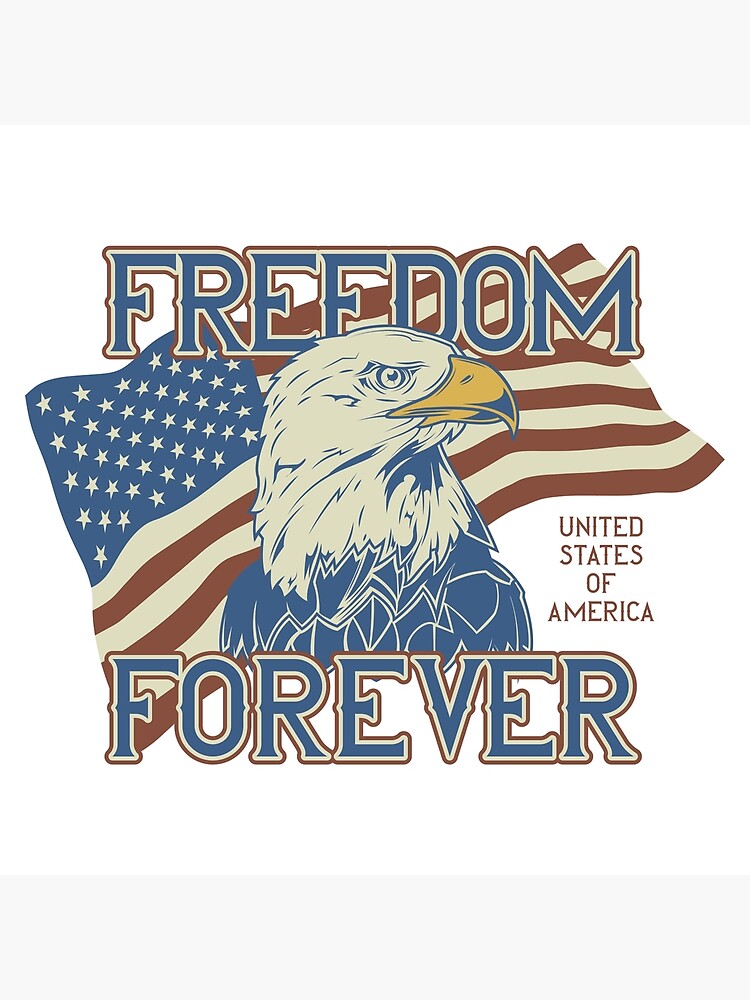 "Freedom Forever" Poster for Sale by magni-creatives | Redbubble