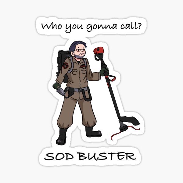 "Sod Buster" Sticker for Sale by Karalis-Art | Redbubble