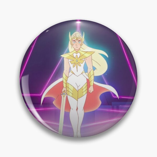 Badge « Nouveau she-ra », par mermistaaa | Redbubble