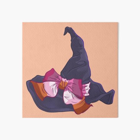 "Pride Coven Lesbian Pride Flag LGBTQIA+ Witch/Wizard Hat" Art Board ...