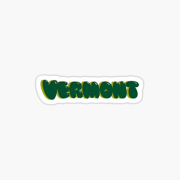"UVM" Sticker by briegot | Redbubble