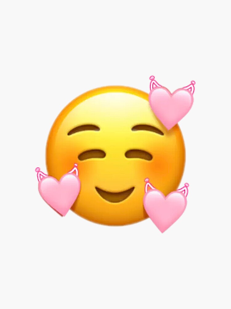 Pegatina «Pink Devil Emoji» de GlossyPeaches | Redbubble