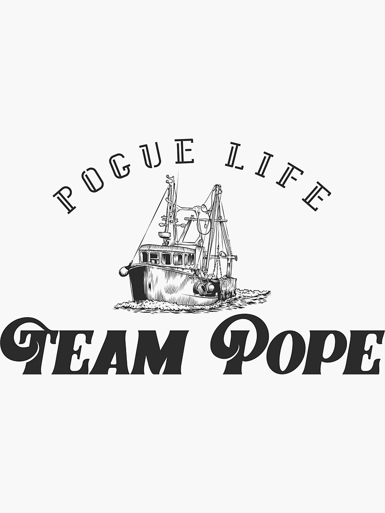 "Outerbanks OBX Team Pope " Sticker for Sale by libeachbum | Redbubble