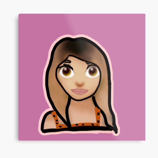 "Addison Rae Emoji" Metal Print for Sale by PinkMaple | Redbubble