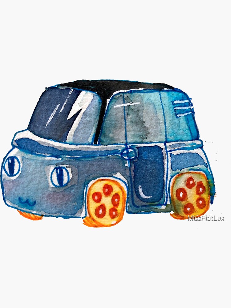 Sticker « Citroen Ami », par MissFiatLux | Redbubble