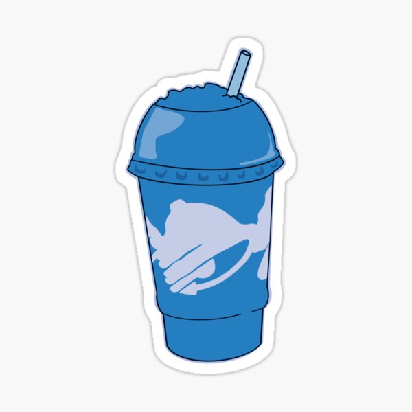 "Blue Raspberry Freeze" Sticker for Sale by destmarie | Redbubble