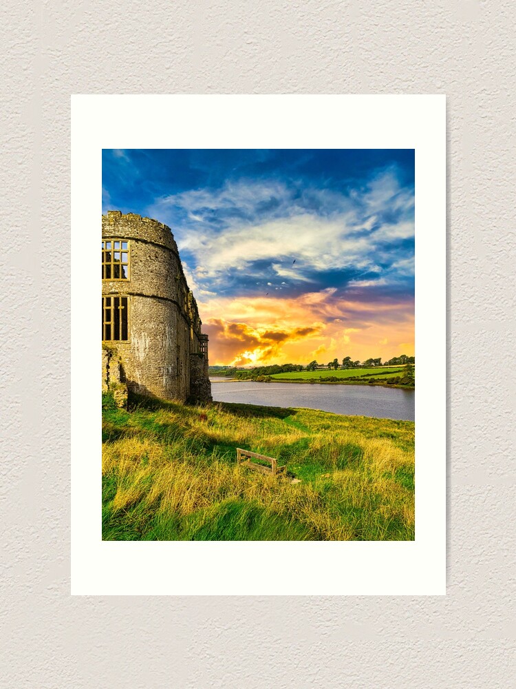 "Carew Castle" Art Print by mlphoto | Redbubble