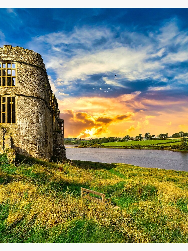 "Carew Castle" Art Print by mlphoto | Redbubble