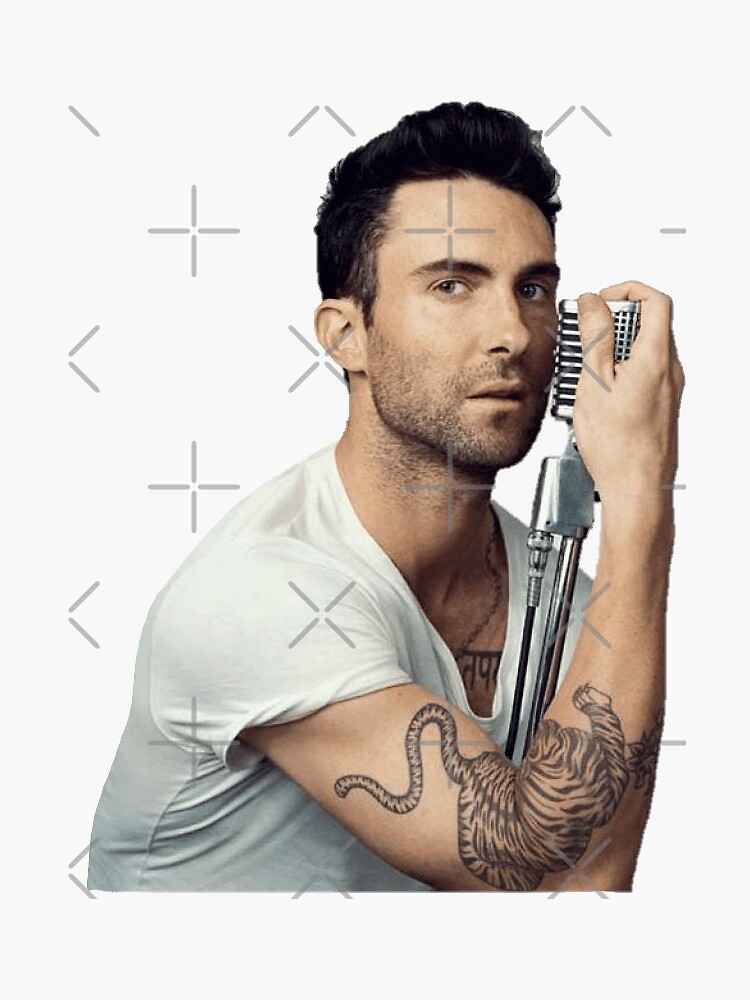 "Adam Levine" Sticker for Sale by torirose13 | Redbubble