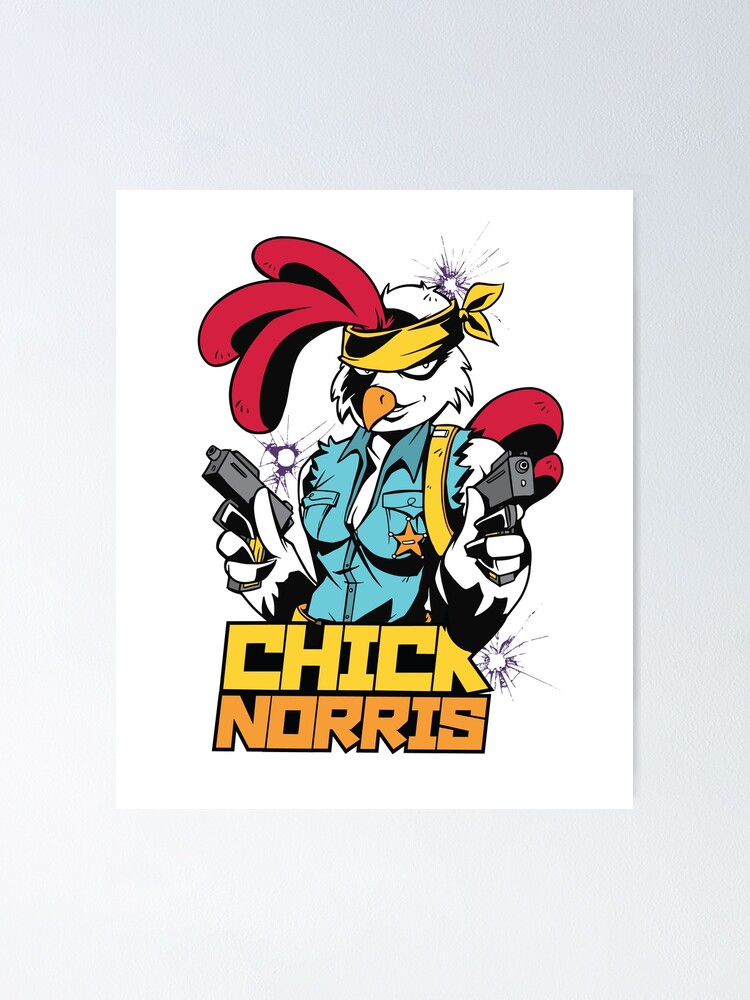 "Chick Norris" Poster for Sale by ArtiStGallery | Redbubble