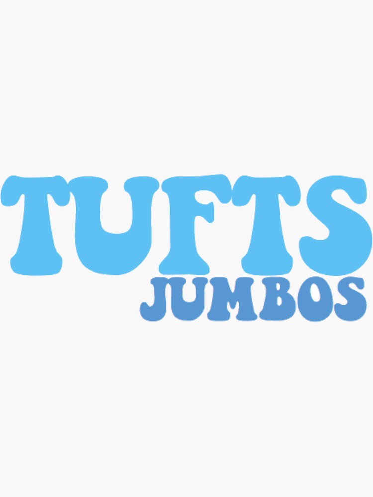 "Tufts University Jumbos" Sticker for Sale by mayaf08 | Redbubble