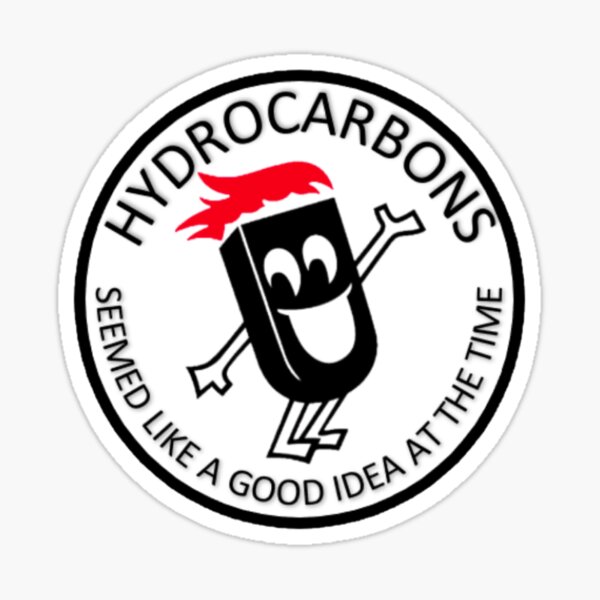 "HydroCarbons Burnie" Sticker for Sale by MAJKong81 | Redbubble