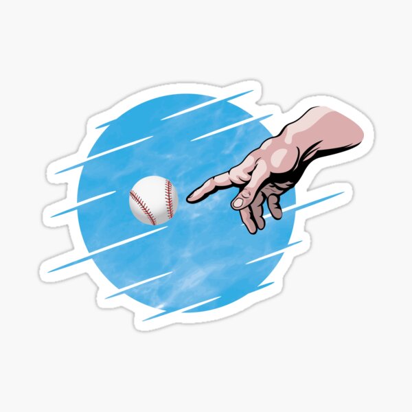 "Baseball is devine game !" Sticker by Manikool | Redbubble