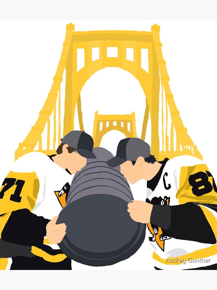 "Pittsburgh Penguins | For The City (Transparent BG)" Greeting Card for ...