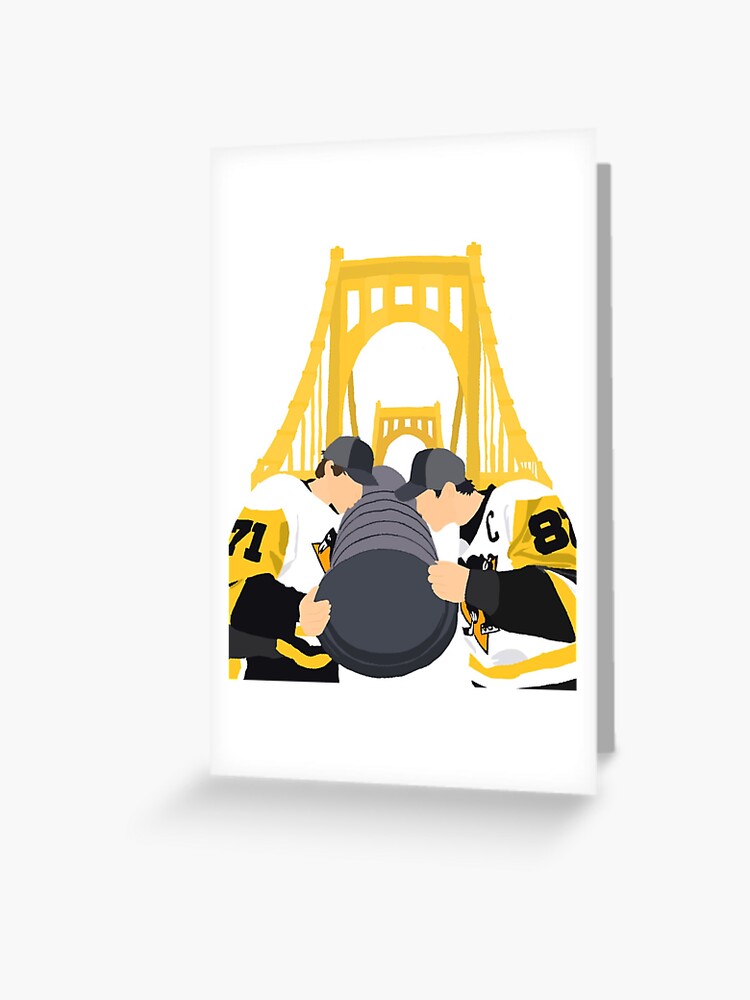 "Pittsburgh Penguins | For The City (Transparent BG)" Greeting Card for ...