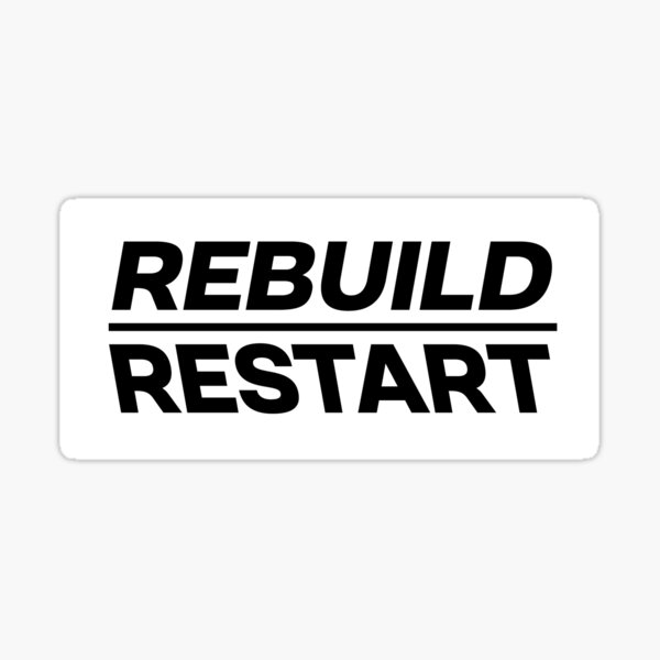 "The Maine - Broken Parts. Rebuild, Restart" Sticker for Sale by ...