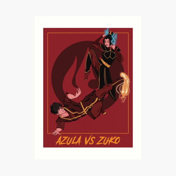 "Azula vs Zuko / Zuko / Azula / Avatar Fan Art " Art Print by wicked ...