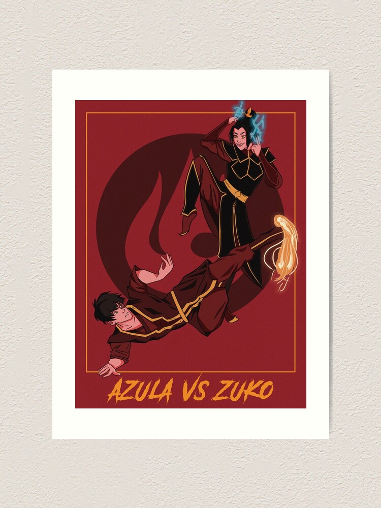 "Azula vs Zuko / Zuko / Azula / Avatar Fan Art " Art Print by wicked ...