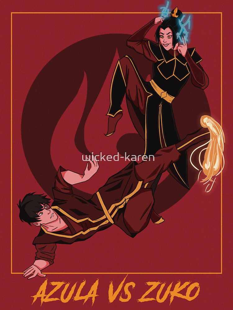 "Azula vs Zuko / Zuko / Azula / Avatar Fan Art " Sticker for Sale by ...
