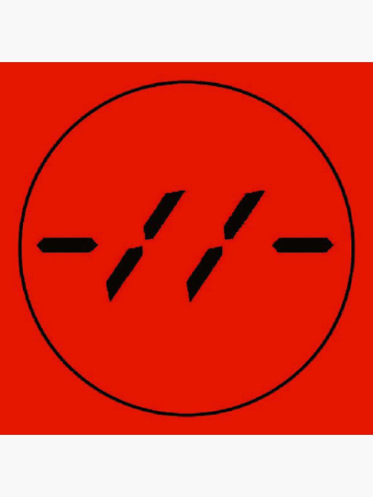 "SLEEPER SYMBOL VARIANT RED" Sticker for Sale by diwgosleeper | Redbubble