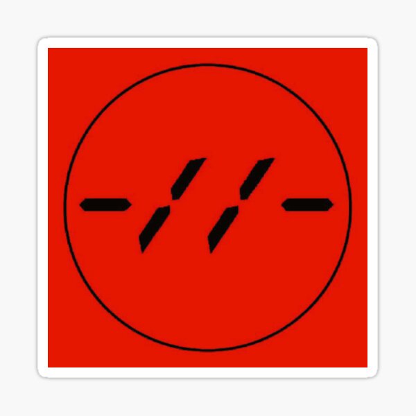 "SLEEPER SYMBOL VARIANT RED" Sticker for Sale by diwgosleeper | Redbubble