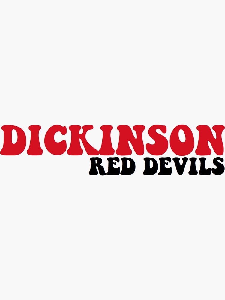 "Dickinson College Red Devils" Sticker for Sale by mayaf08 | Redbubble