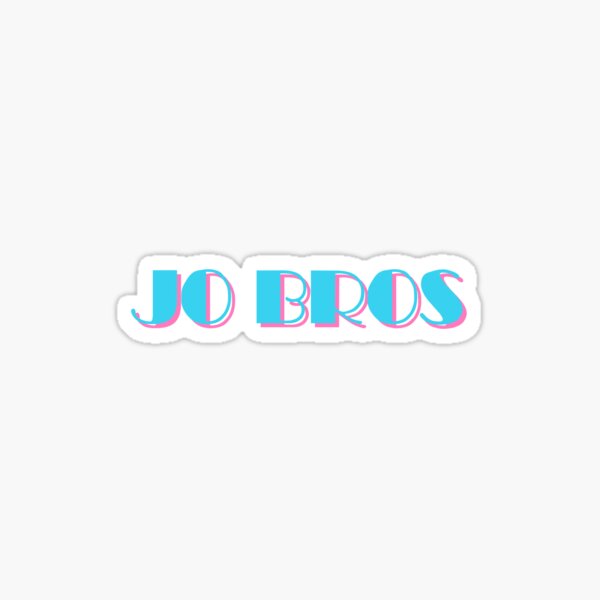 "jo bros sticker" Sticker for Sale by catswim | Redbubble