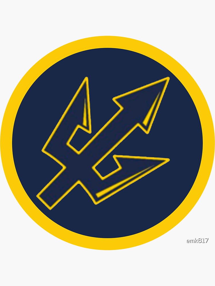 "Trident sticker" Sticker for Sale by emk817 | Redbubble