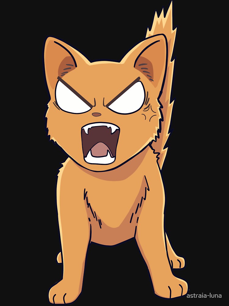 Kyo Sohma The Angry Cat | Active T-Shirt Designed & Sold By Bhoomi Patel