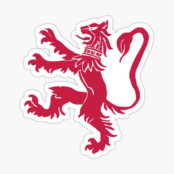 Rampant Lion Stickers | Redbubble