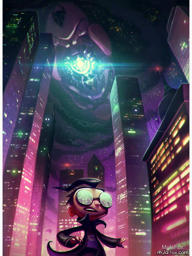 "Invader Zim Fan Art - Dib "The Nightmare Begins"" Sticker for Sale by ...