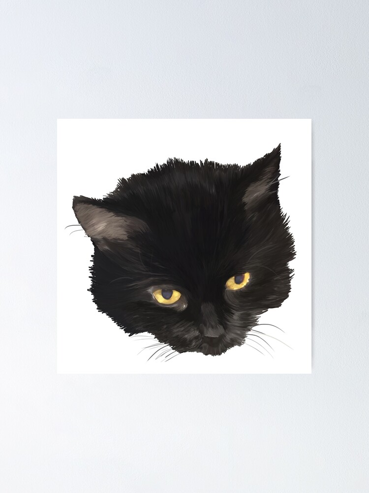 "Nixon the Cat" Poster by Annamullinger | Redbubble