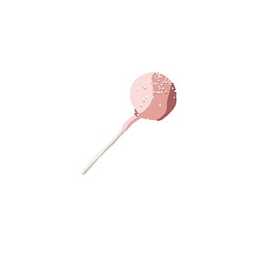 "birthday cake pop " Sticker for Sale by alysonria | Redbubble