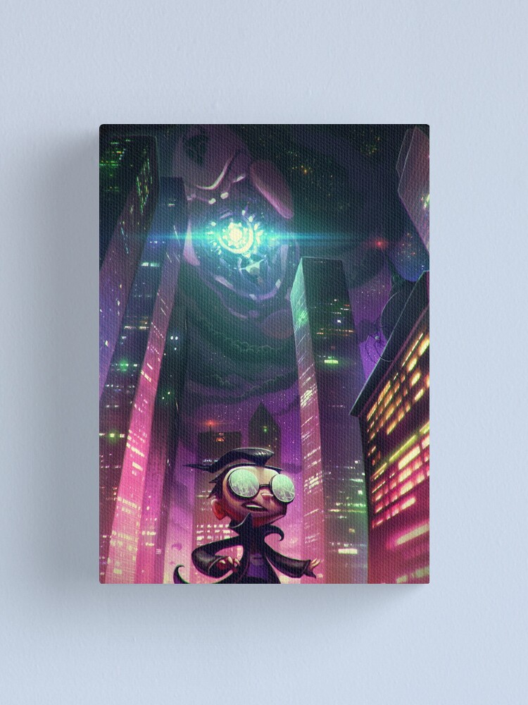 "Invader Zim Fan Art - Dib "The Nightmare Begins"" Canvas Print for ...