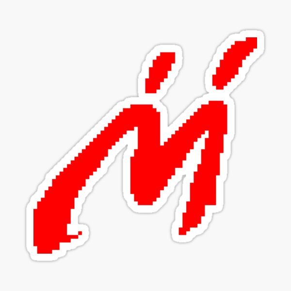 "Shadow Logo graffiti pixel art" Sticker by ALANVACER | Redbubble