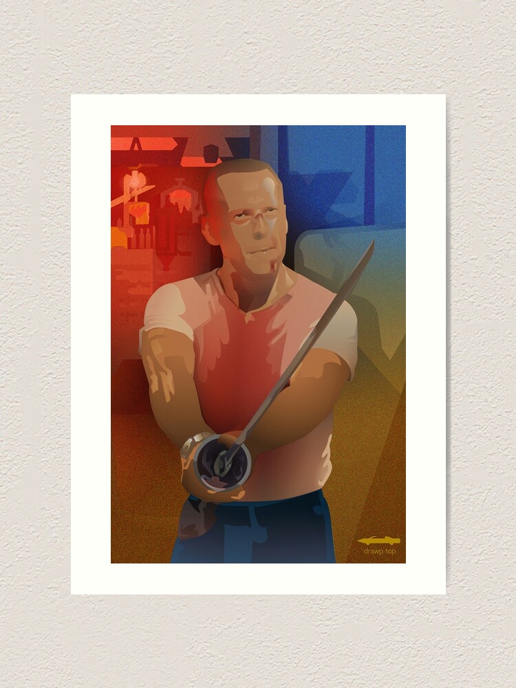 "Butch Coolidge - Bruce Willis - Pulp Fiction" Art Print by Drawptop ...