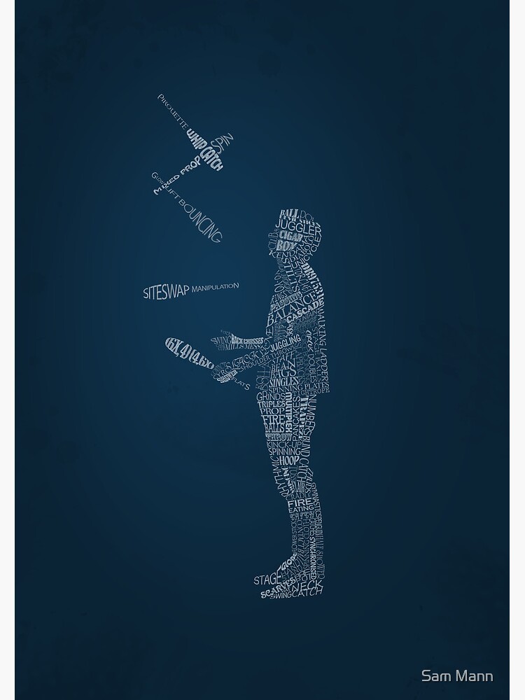 "Juggling Typology " Poster by samjmann | Redbubble