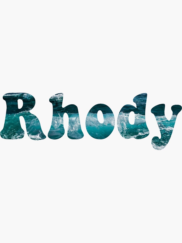 "Rhody " Sticker by cgreenblatt12 | Redbubble