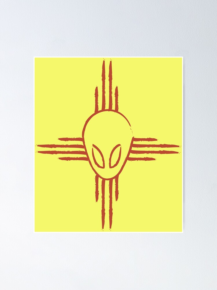 Póster «Nuevo México Alien-Zia Símbolo» de LoftiJam | Redbubble