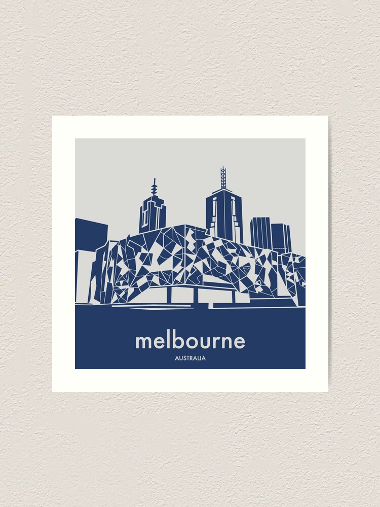 "Iconic Melbourne" Art Print for Sale by CPTVDesign | Redbubble