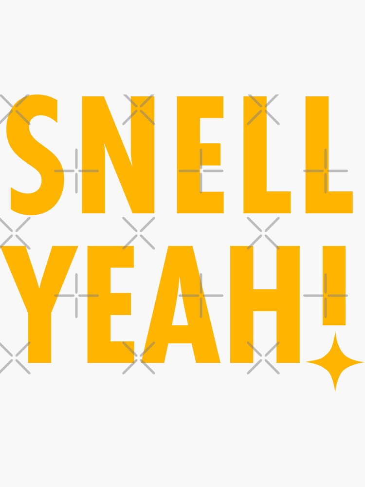 "Snell Yeah! (*ORIGINAL DESIGN*)" Sticker by crowbarr | Redbubble