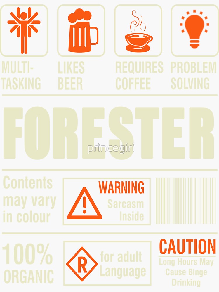 "Forester" Sticker by princegiri | Redbubble