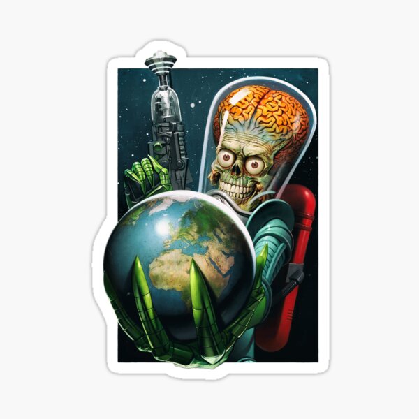 Mars Attacks Stickers | Redbubble