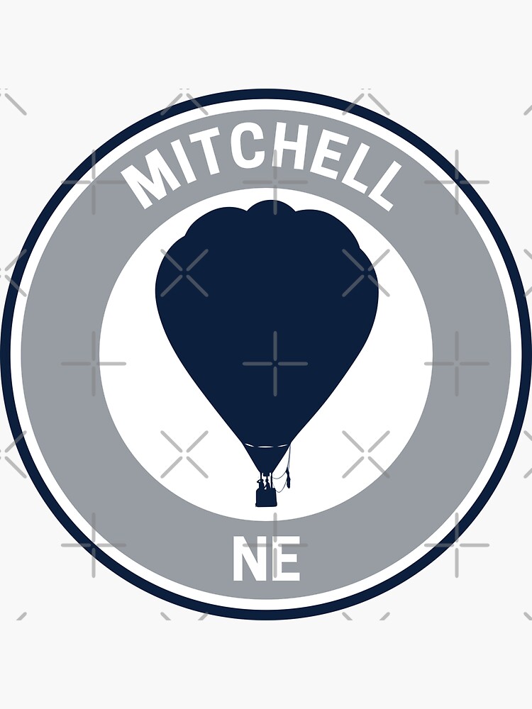 "Vintage Mitchell Nebraska" Sticker for Sale by fearcity | Redbubble