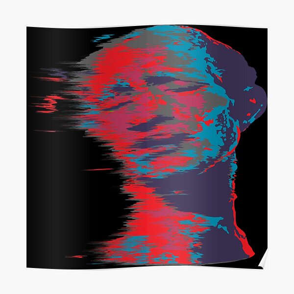 "vaporwave face" Poster for Sale by Omeris | Redbubble