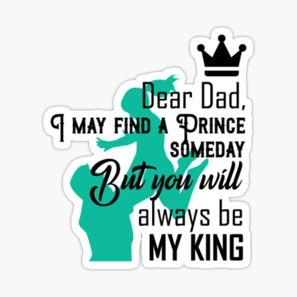 "Dad And Daughter Father" Sticker for Sale by IndiraVarma | Redbubble